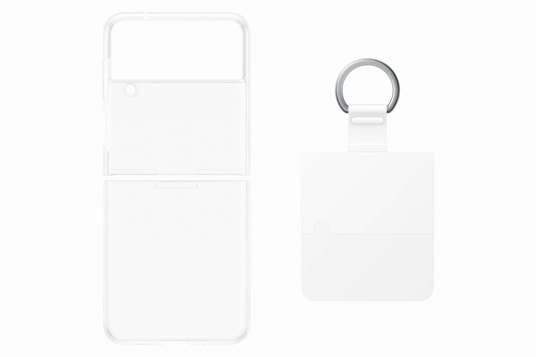 SAMSUNG CLEAR COVER WITH RING TRANSPARENT